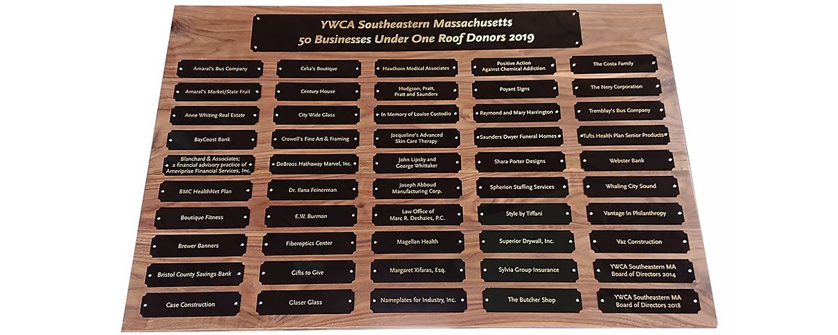 Classic Engraving - Large Custom Perpetual Plaques & Donor / Memorial Walls